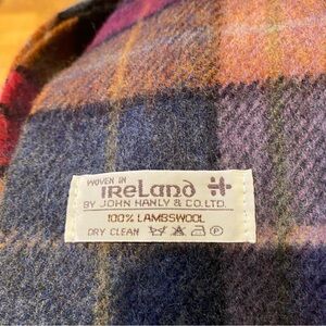 John Hanly&co | Accessories | John Hanly Irish Lambswool Plaid Fringed ...